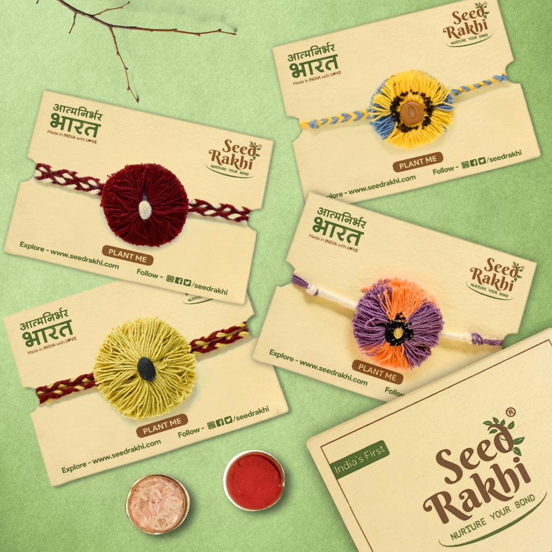 India's First Seed Rakhi ®- Buy Plantable Rakhis | This Raksha Bandhan